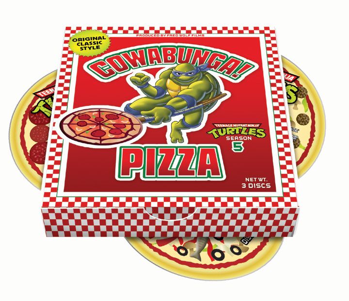 DVD Packaging: TMNT's Pizza Box Set - UnifiedManufacturing